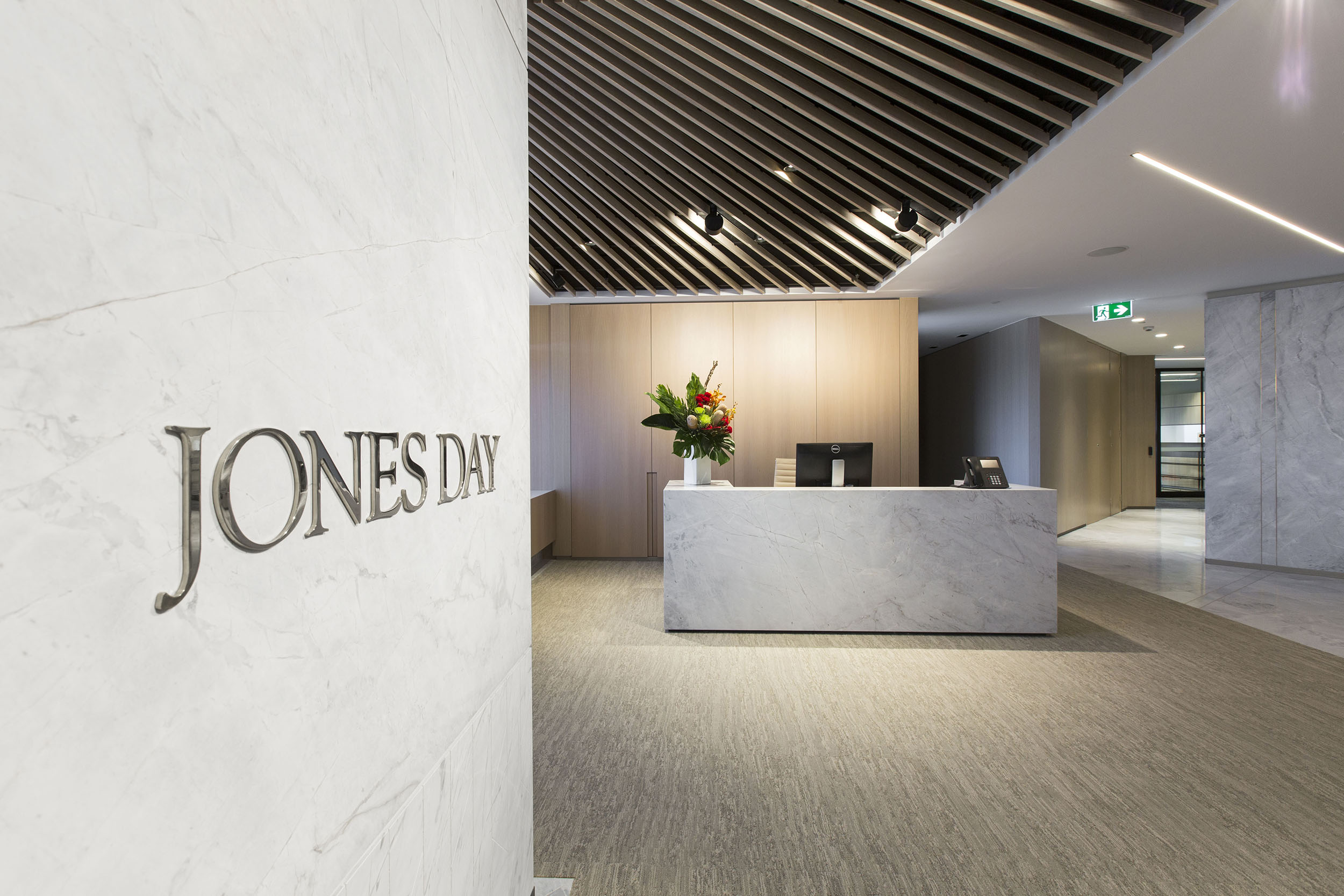 Elba stone at Jones Day by Hassell | Artedomus